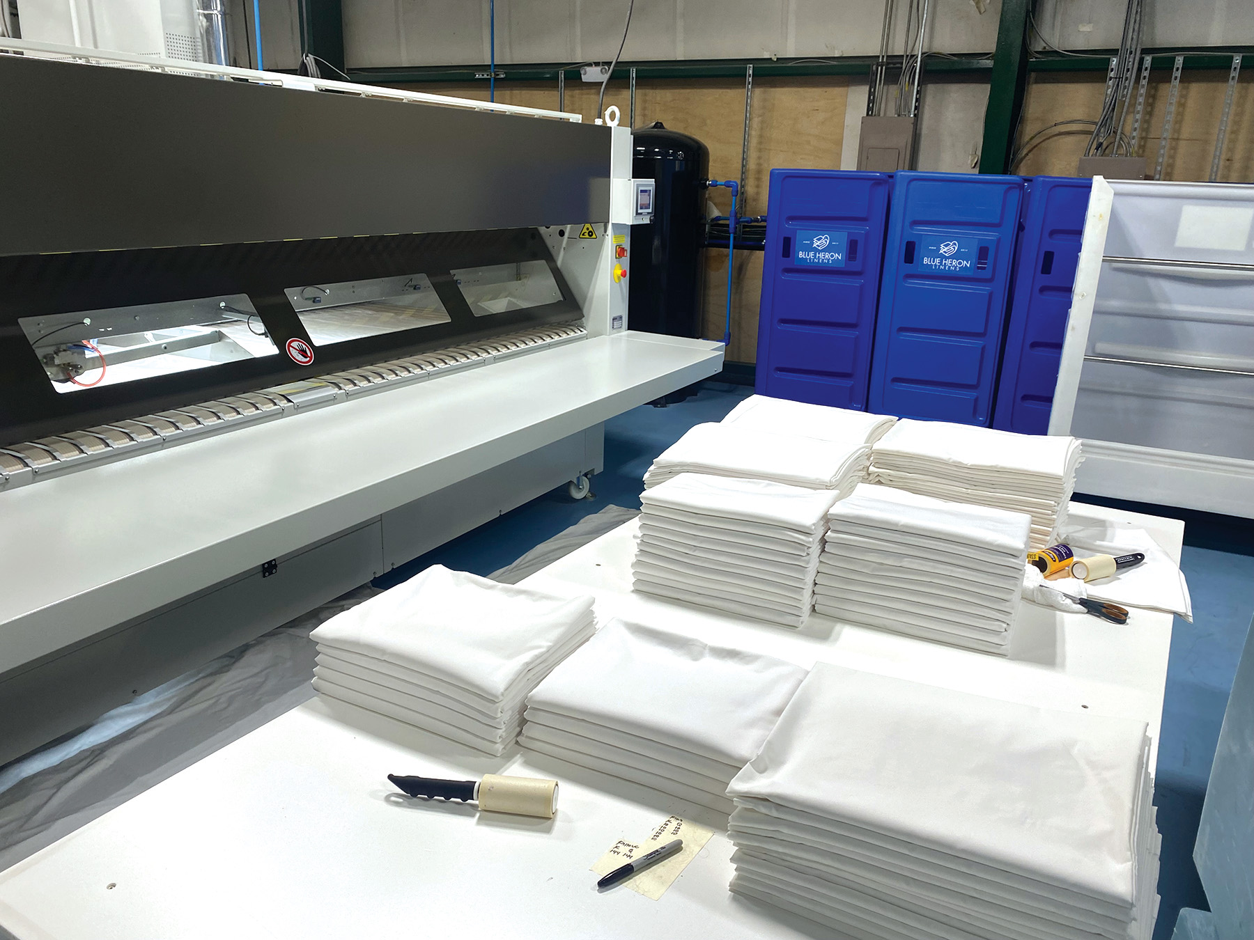 Blue Heron Linens - Automation Doubles Throughput, Cuts Labor in Half ...